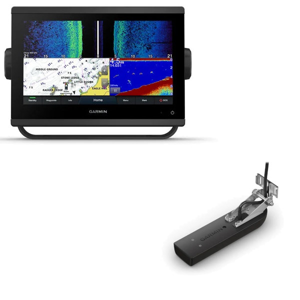 GARMIN GPSMAP 923XSV ecoscandaglio SideVu ClearVu CHIRP con GT51M-TM ...