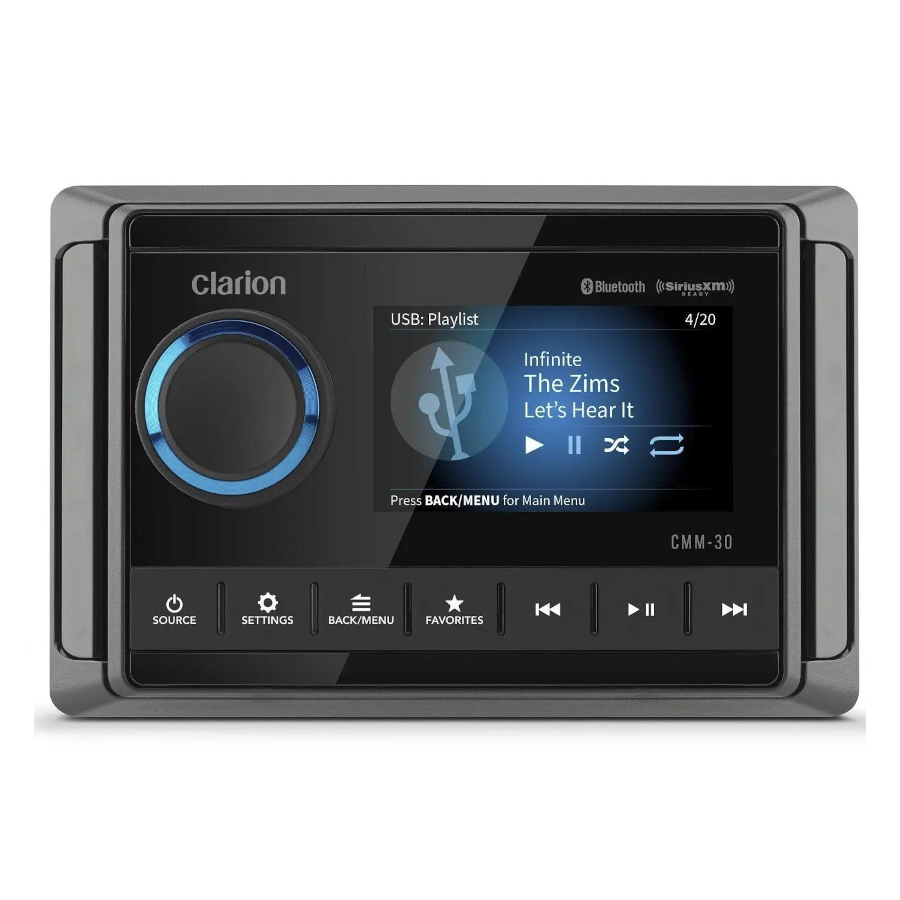 CLARION Stereo marino CMM-30 display LCD BT AM/FM art 010-03224-00 ...