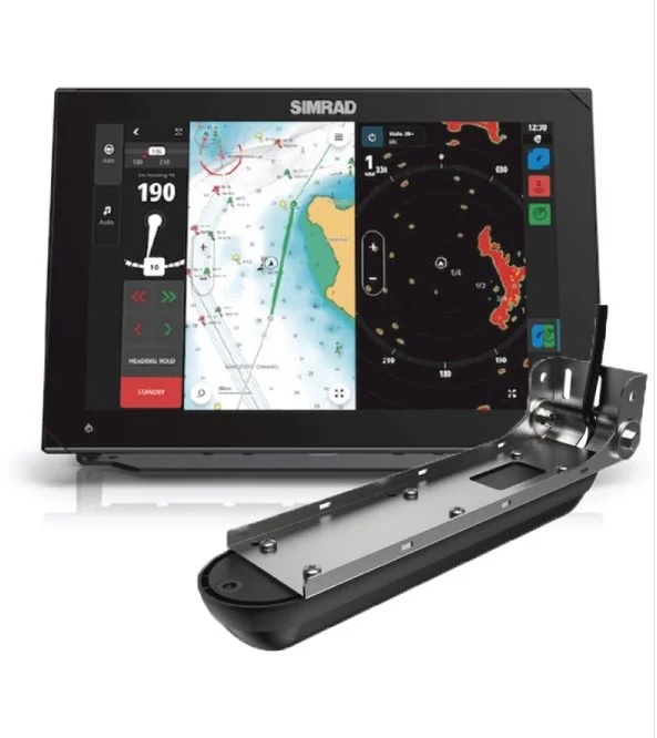 SIMRAD NSX 3007 Ecoscandaglio GPS con trasduttore Active Imaging 3 in 1 ...